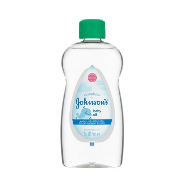 Essentials by Johnson’s Baby Oil – Gently Hydrates Delicate Skin (500 ...