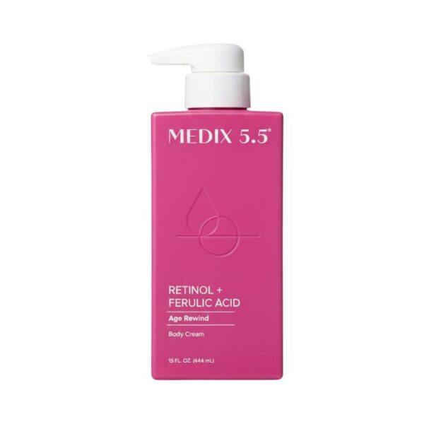 Medix 5.5 Retinol + Ferulic Acid Age Rewind Body Cream – 15 fl oz (444 ...
